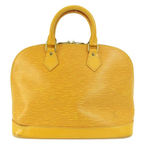 Louis Vuitton | Bags | Louis Vuitton M5249 Alma Tassili Yellow Handbag ...